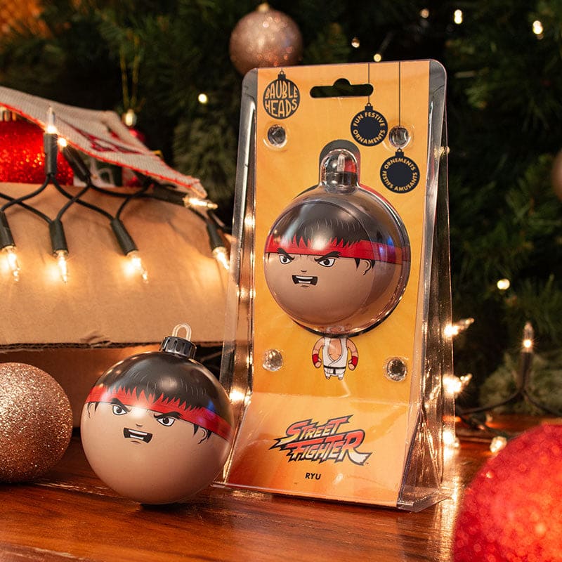 Just Geek - Bauble Heads Street Fighter ‘Ryu’ Christmas | Numskull